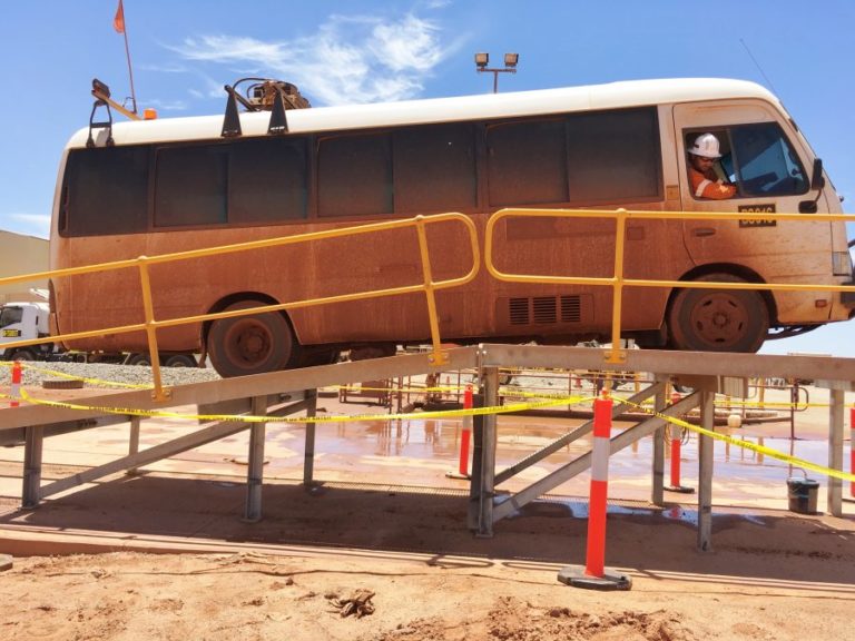 Modular Mine Site Wash Bay Vehicle Ramp Design | Dynamic Engineering ...