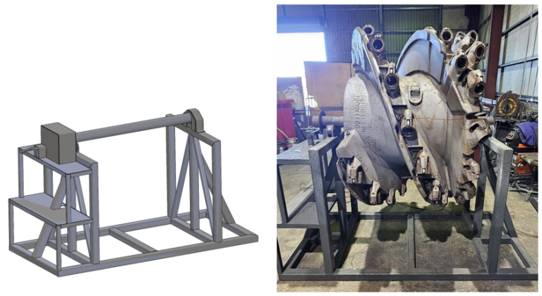 Rotor support stand designs | Dynamic Engineering Consultants - Perth ...